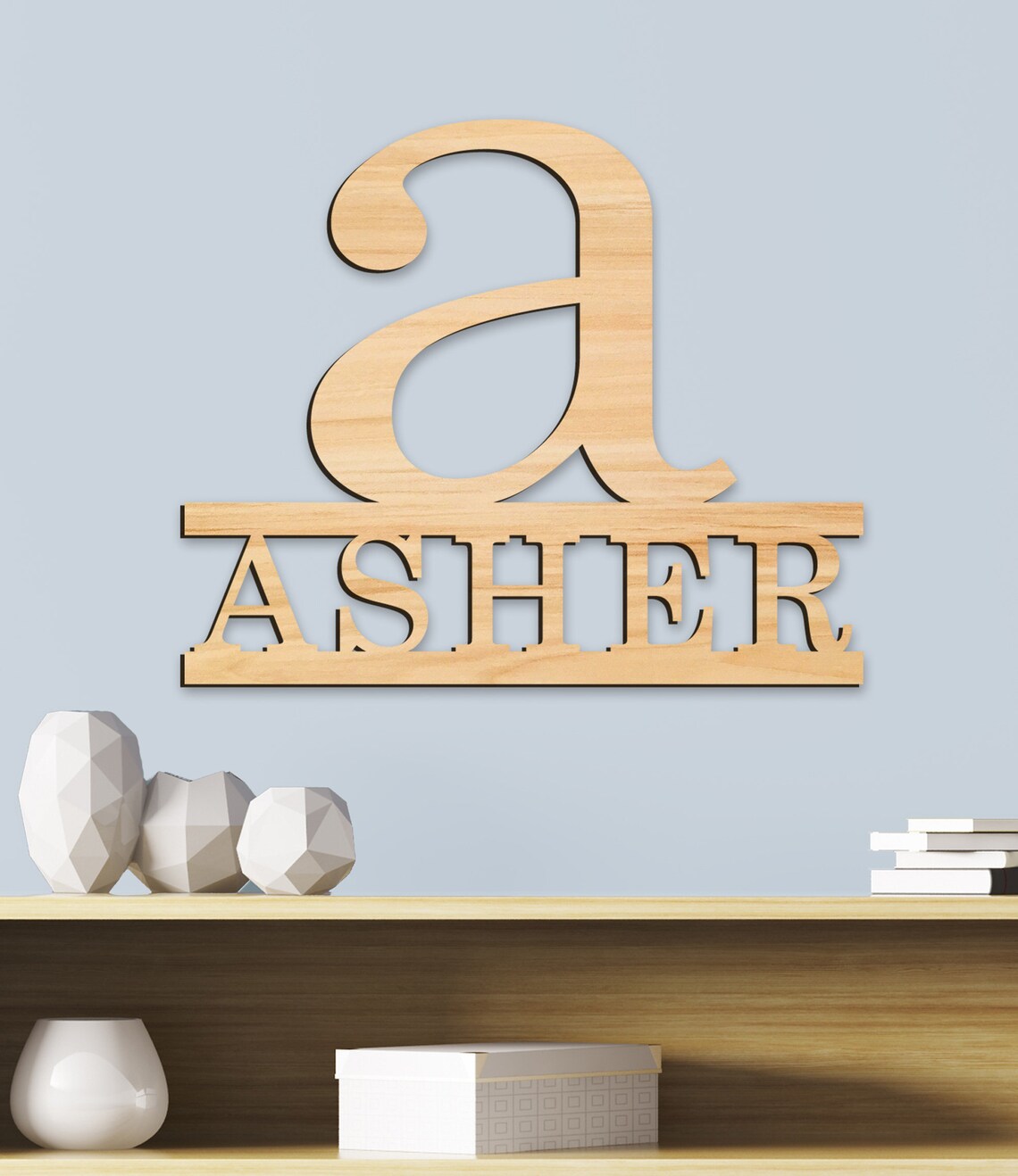 Name Sign, Letter for Wall Sign, Room Decor, Personalized Kids Wood ...