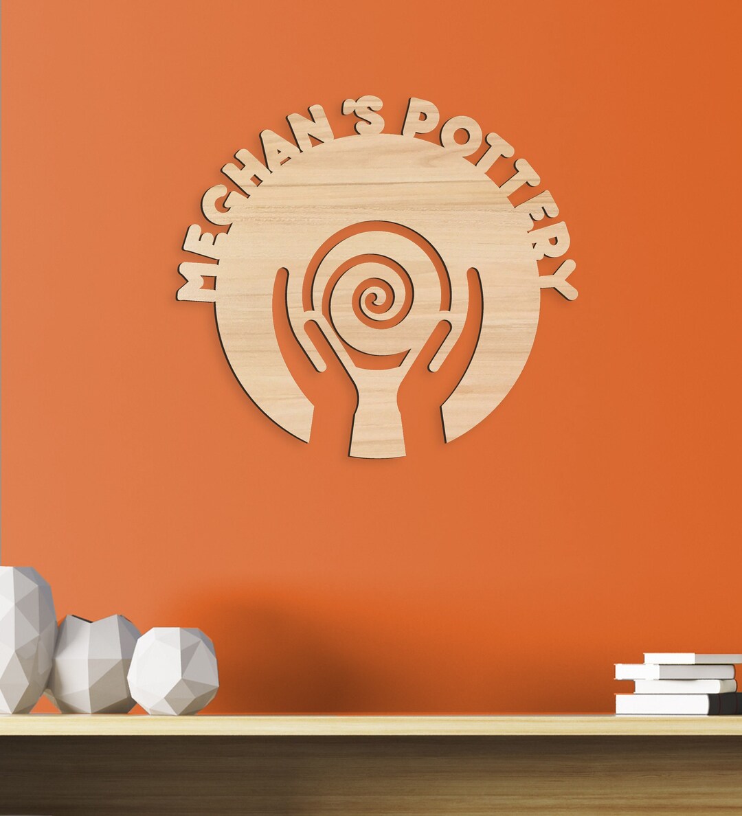 Name Sign Pottery Artist for Kids Room Art Decor Wood Name Sign ...