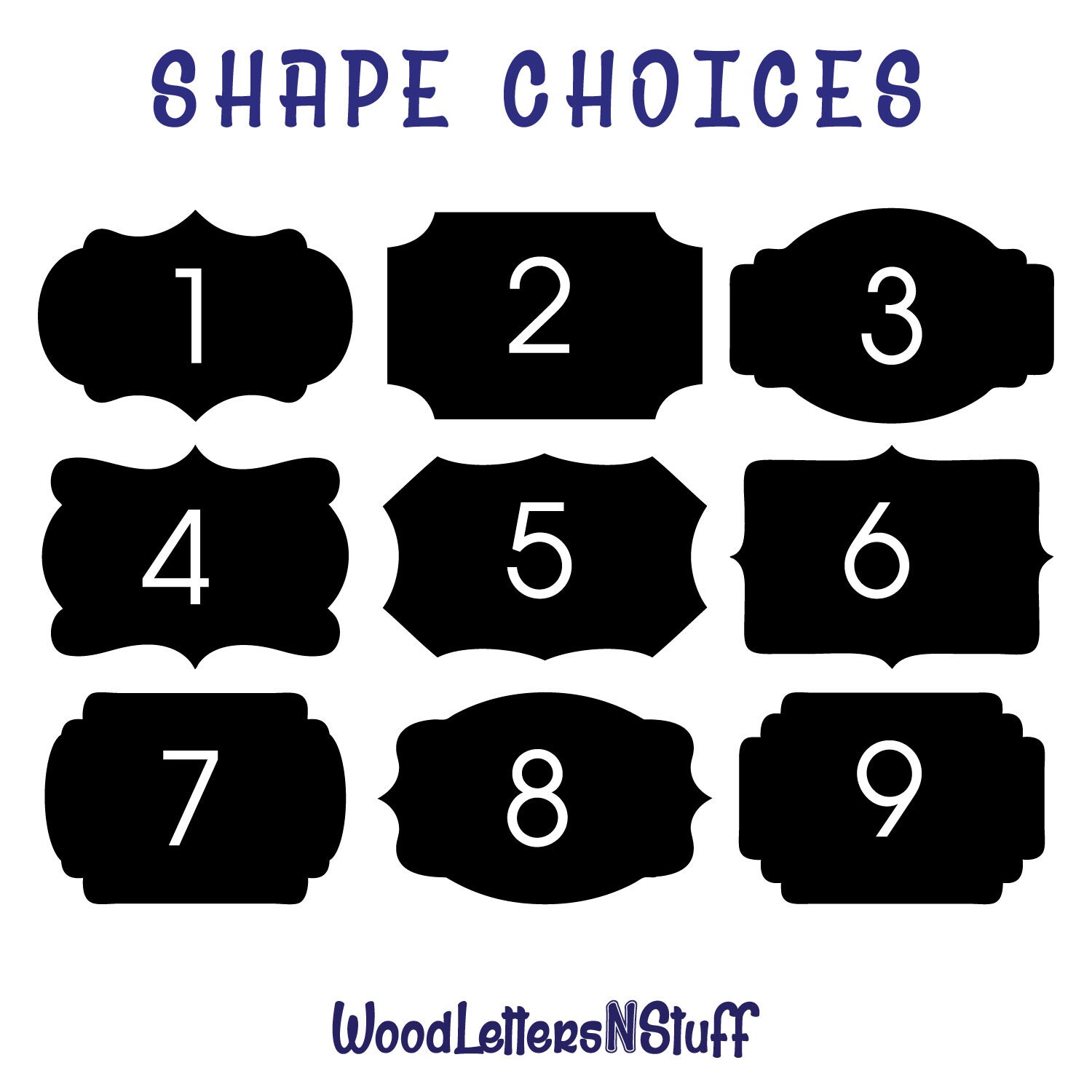 Wooden Sign Blanks Shapes for Crafting Unfinished Wood | Etsy