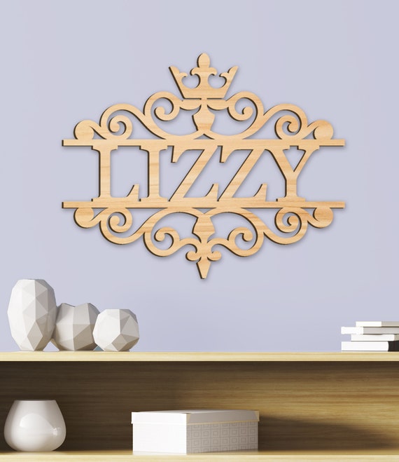 Name Sign Pretty Room Sign Girl's Decor Personalized | Etsy