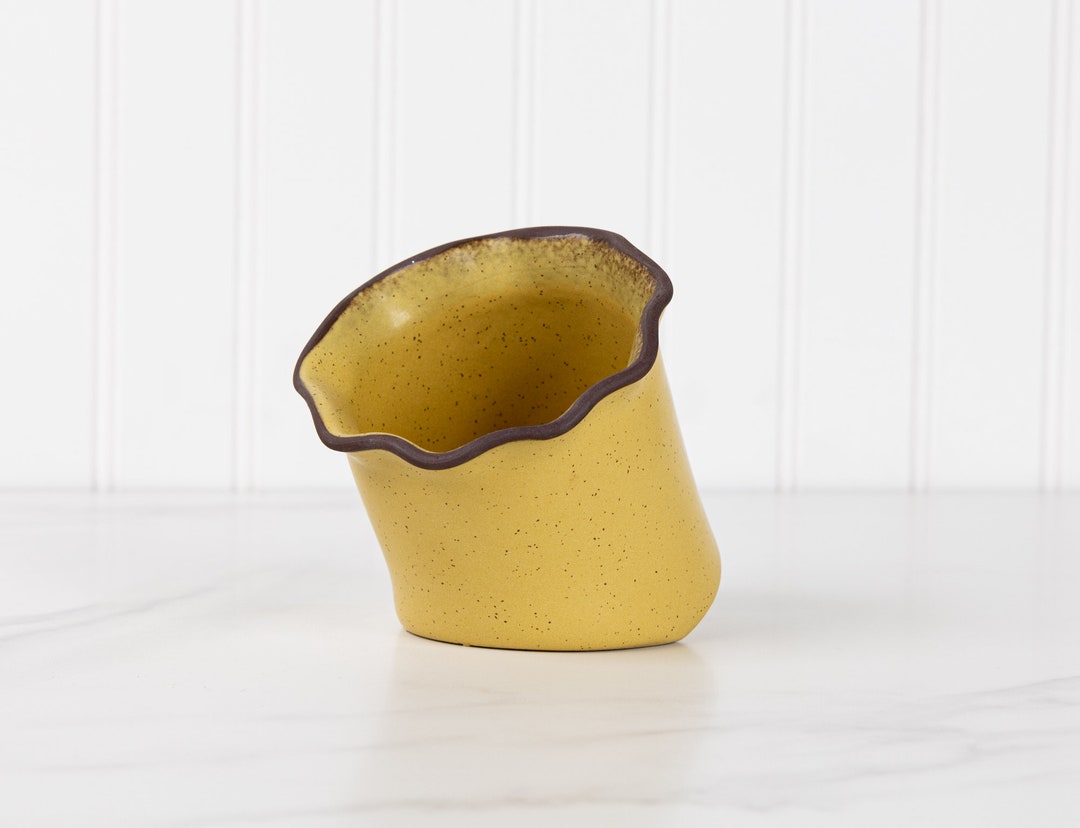 Ceramic Salt Cellar - Handmade Salt Crock - Open Top Keeper - Salt Pig ...