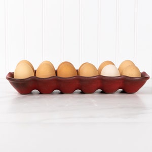 Ceramic Egg Crate - Egg Holder- Handmade Stoneware Tray- Jefferson ...