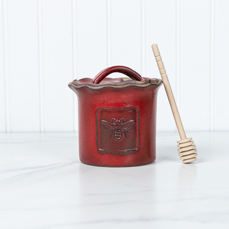 Ceramic Honey Jar - Etsy