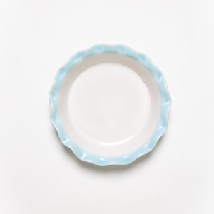 Stoneware Pie Dish - Fluted 9 Inch - Deep Dish Ceramic Pie Pan ...