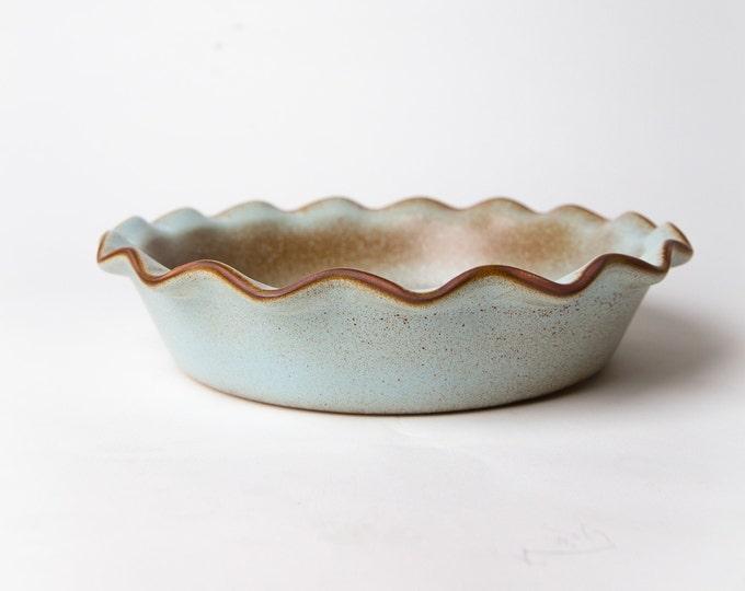 Stoneware Pie Plate, Pottery Pie Pan - Etsy