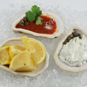 Ceramic Oyster Shells for Grilling: Handmade Stoneware, 12-pack - Etsy