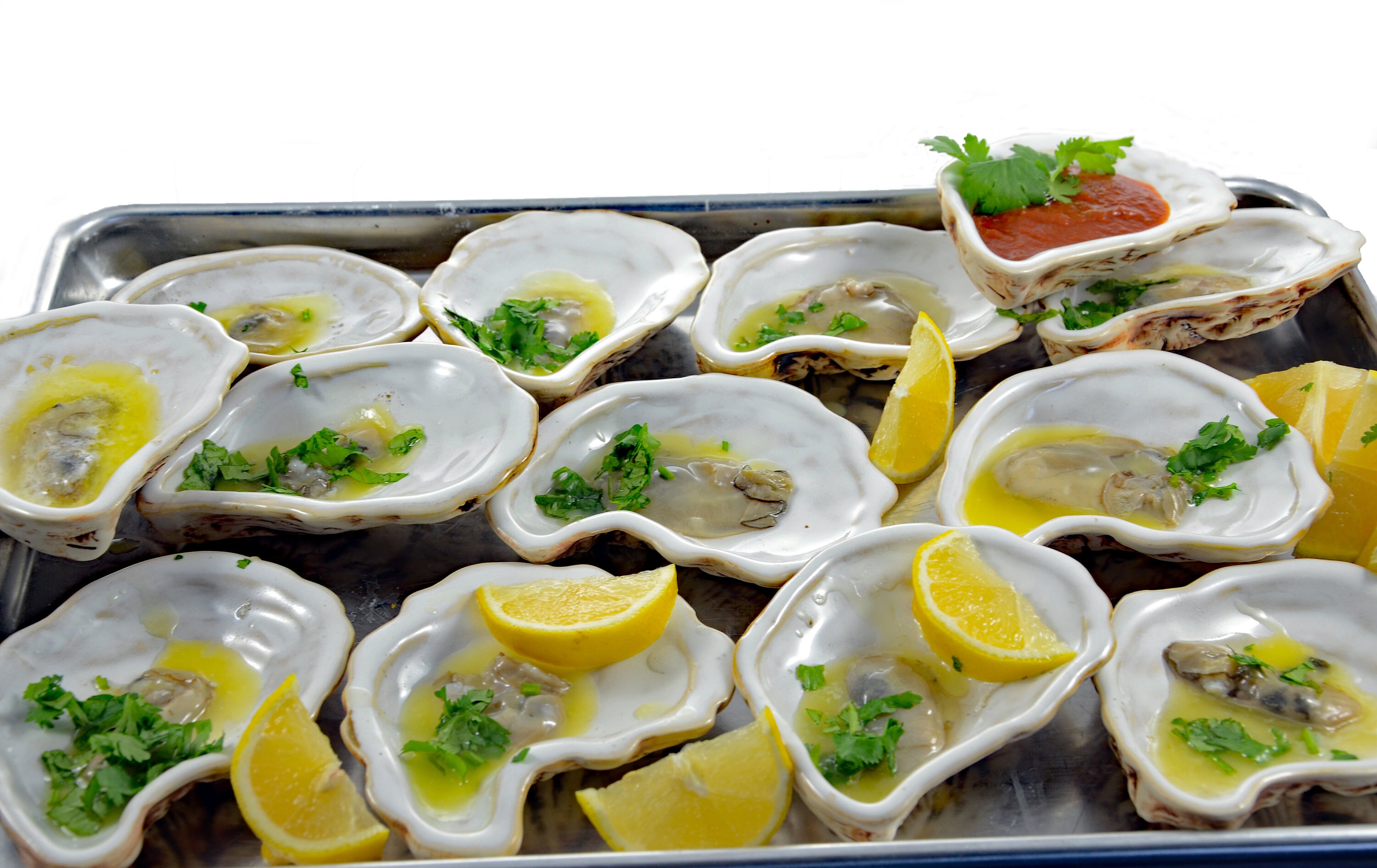 Ceramic Oyster Shells for Grilling: Handmade Stoneware, 12-pack - Etsy