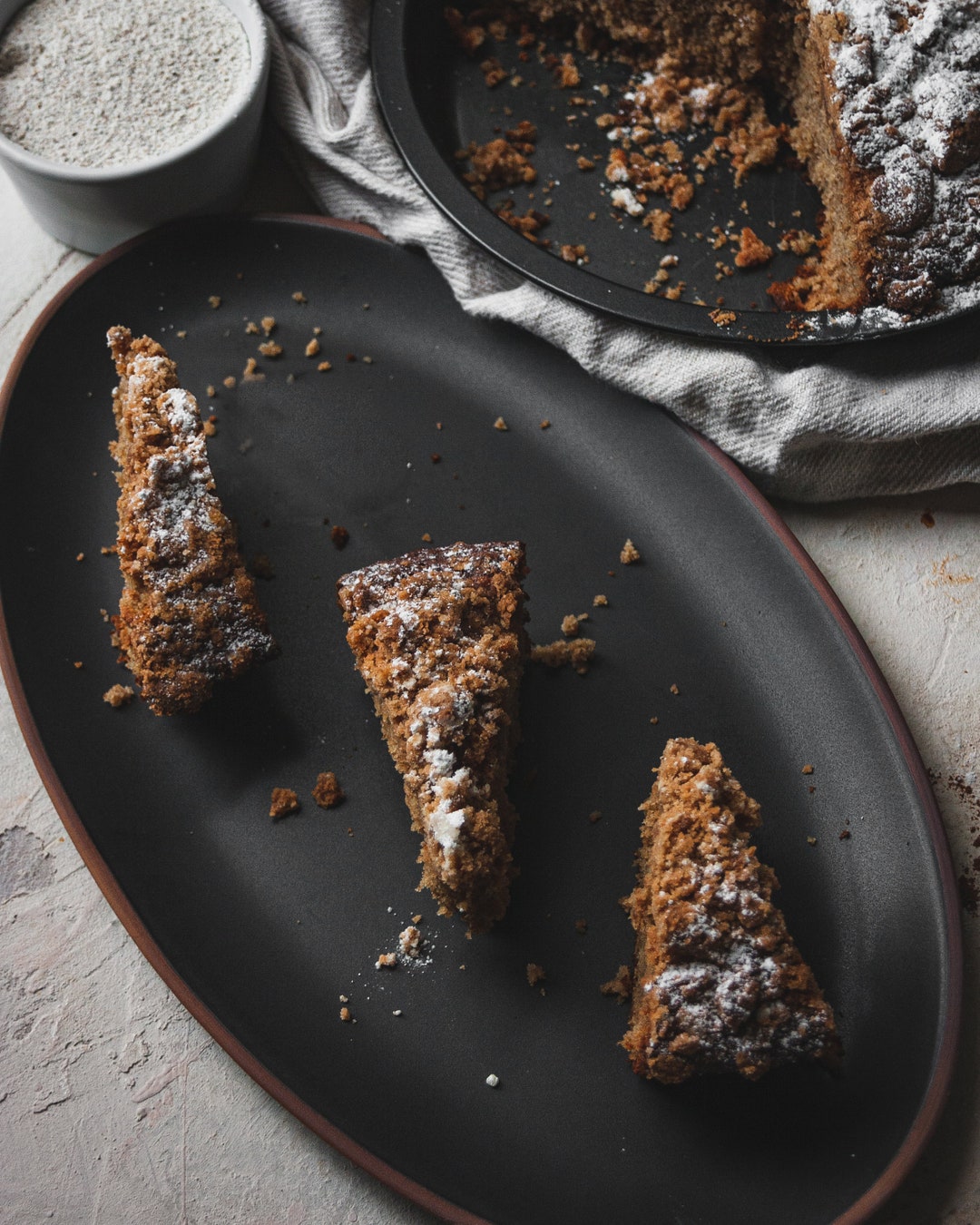 Ceramic Cheese Platter Set - Matte Black - Handcrafted - Small ...