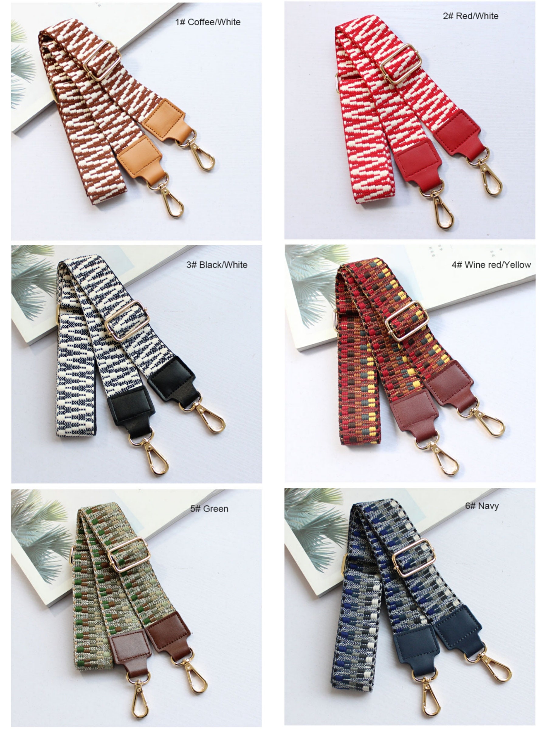 1.5 Wide Woven Strap With Adjustable Length 32.3 - Etsy