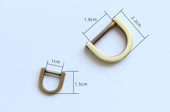 Detachable D-ring With Screwhardware to Match the Clasps - Etsy