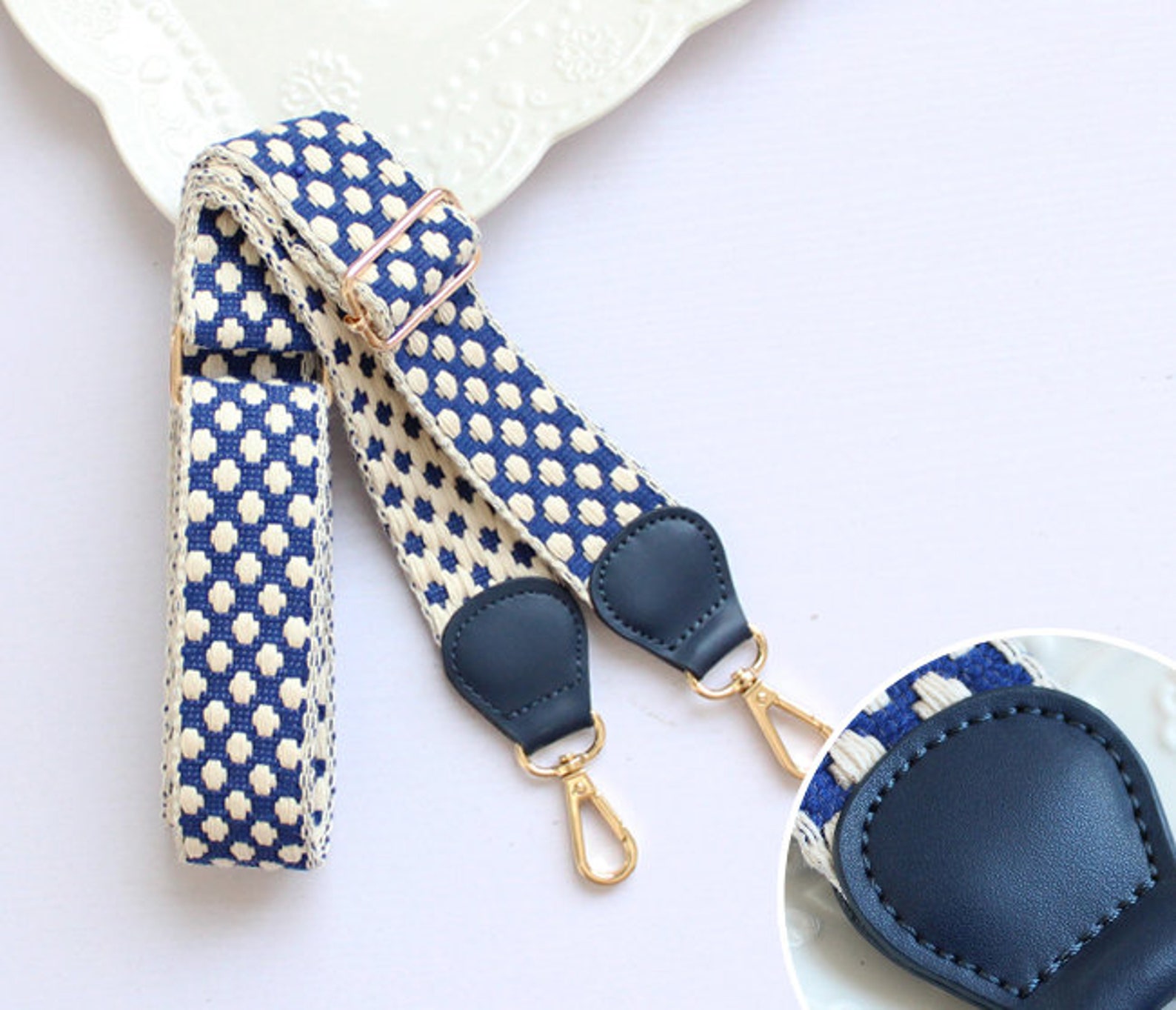 1.5 Wide Woven Strap With Adjustable Length - Etsy