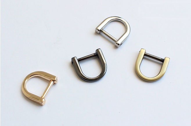 Detachable D-ring With Screwhardware to Match the Clasps - Etsy