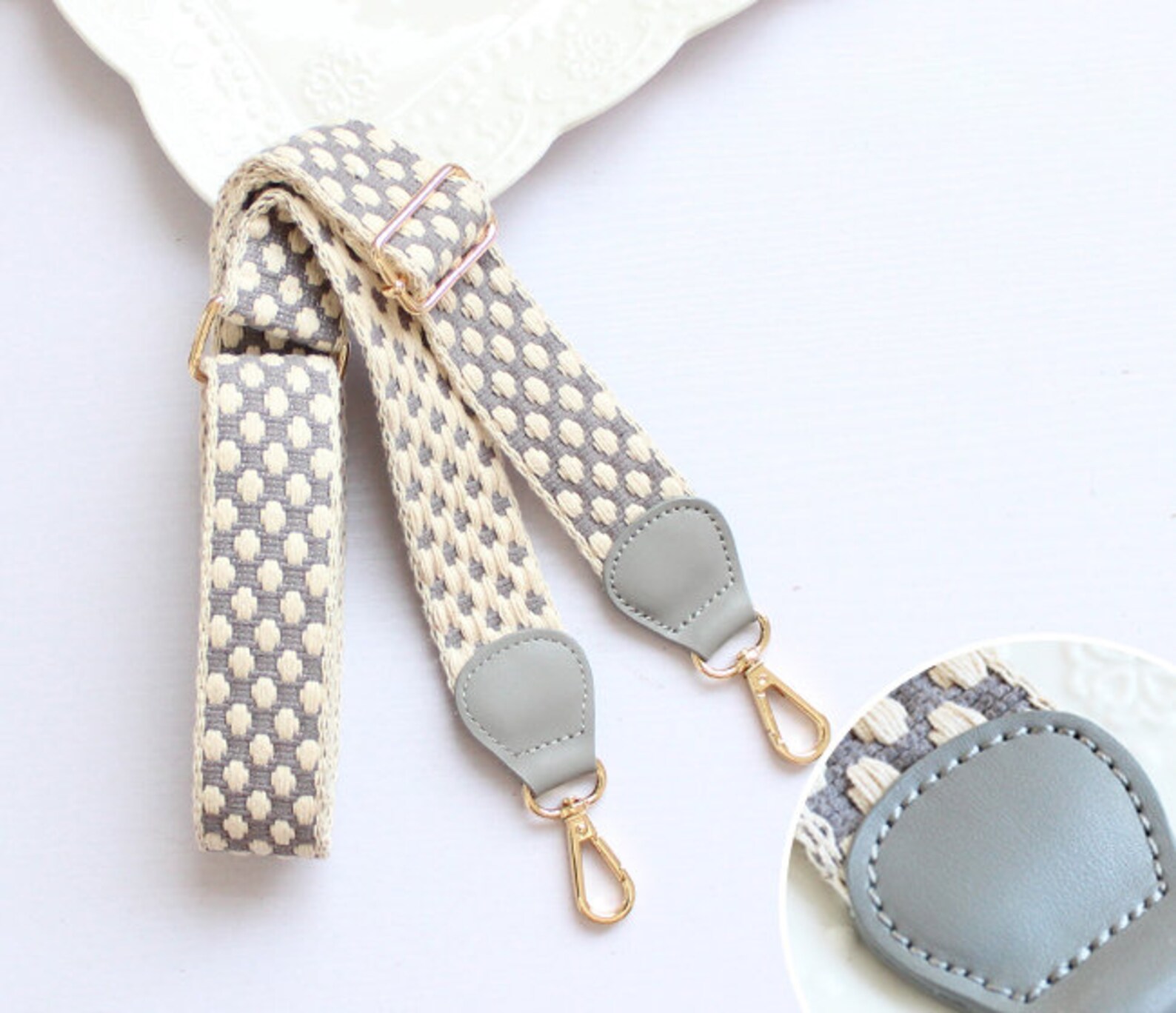 1.5 Wide Woven Strap With Adjustable Length - Etsy