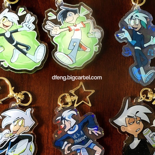 Danny Phantom Acrylic Charms | Etsy