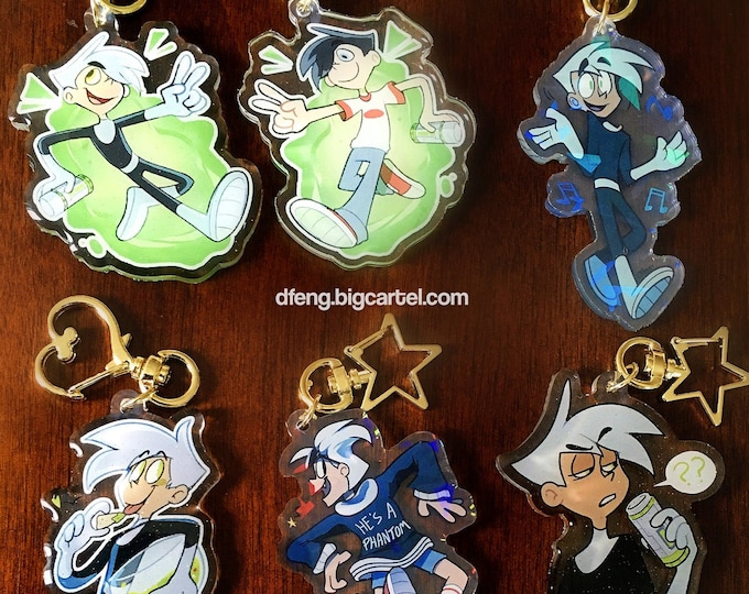Danny Phantom Acrylic Charms - Etsy
