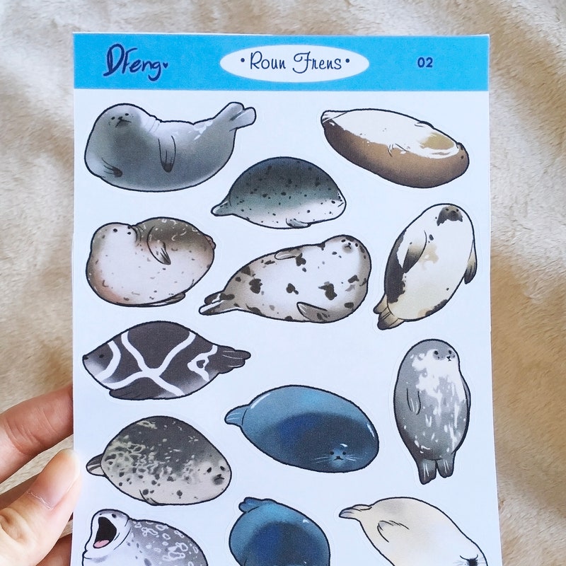 Seal Stickers - Etsy