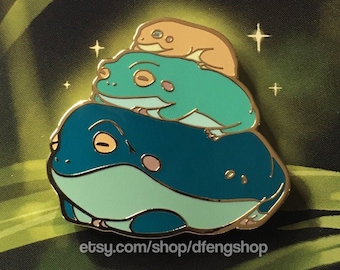 Cowboy Frog Enamel Pin - Etsy