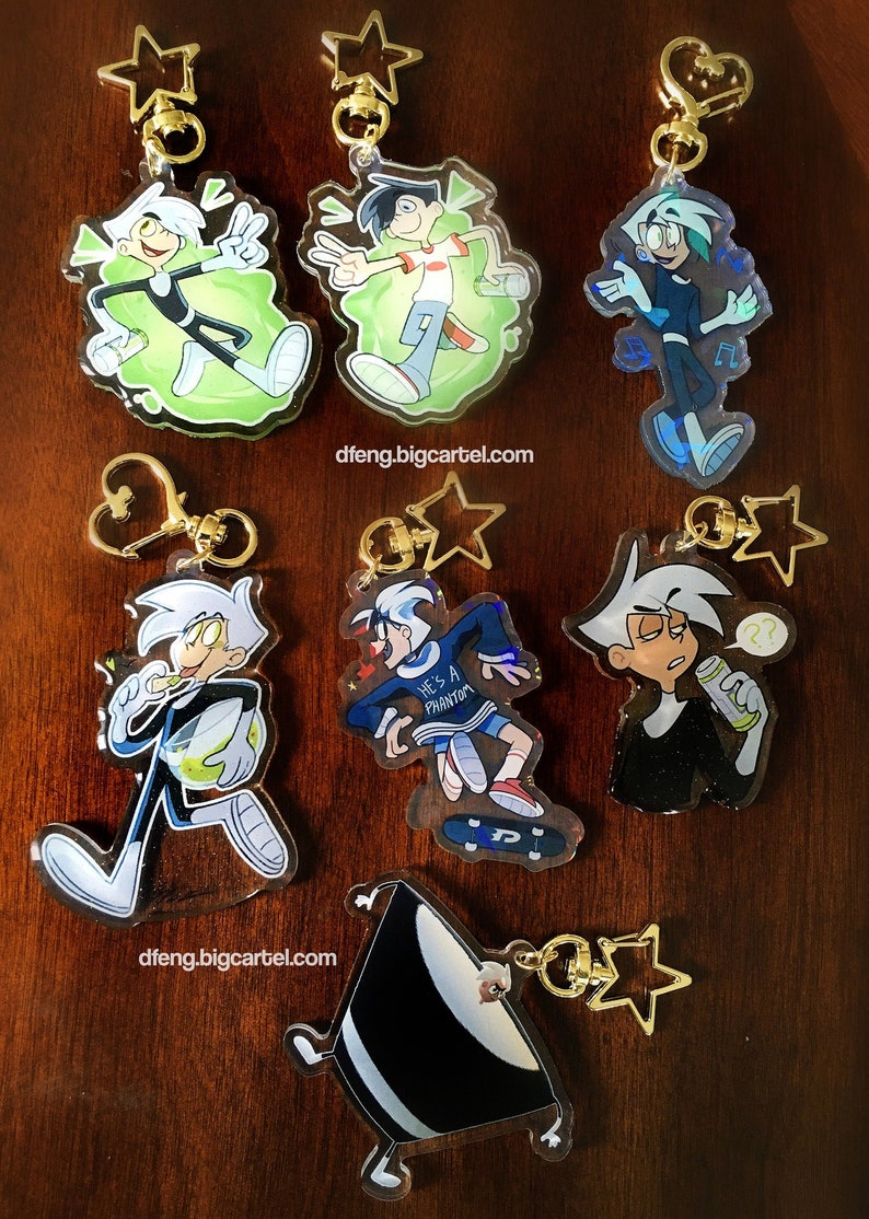 Danny Phantom Acrylic Charms - Etsy