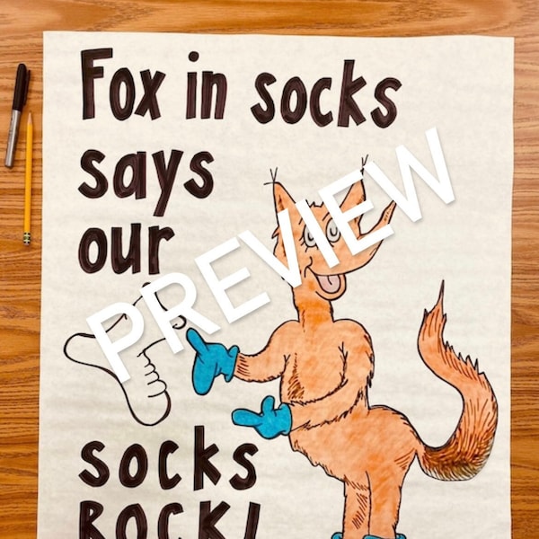 Fox in Socks - Etsy