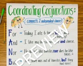 Coordinating Conjunctions Anchor Chart - Etsy
