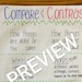 Compare/contrast Anchor Chart - Etsy