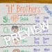 H Brothers Digraph Anchor Chart - Etsy