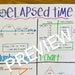 Elapsed Time Anchor Chart - Etsy