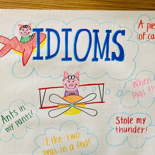 Idioms Anchor Chart - Etsy