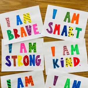 I AM Pack of Classroom Signs - Etsy