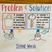 Problem & Solution Anchor Chart - Etsy