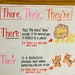 There Their They're Anchor Chart - Etsy Canada