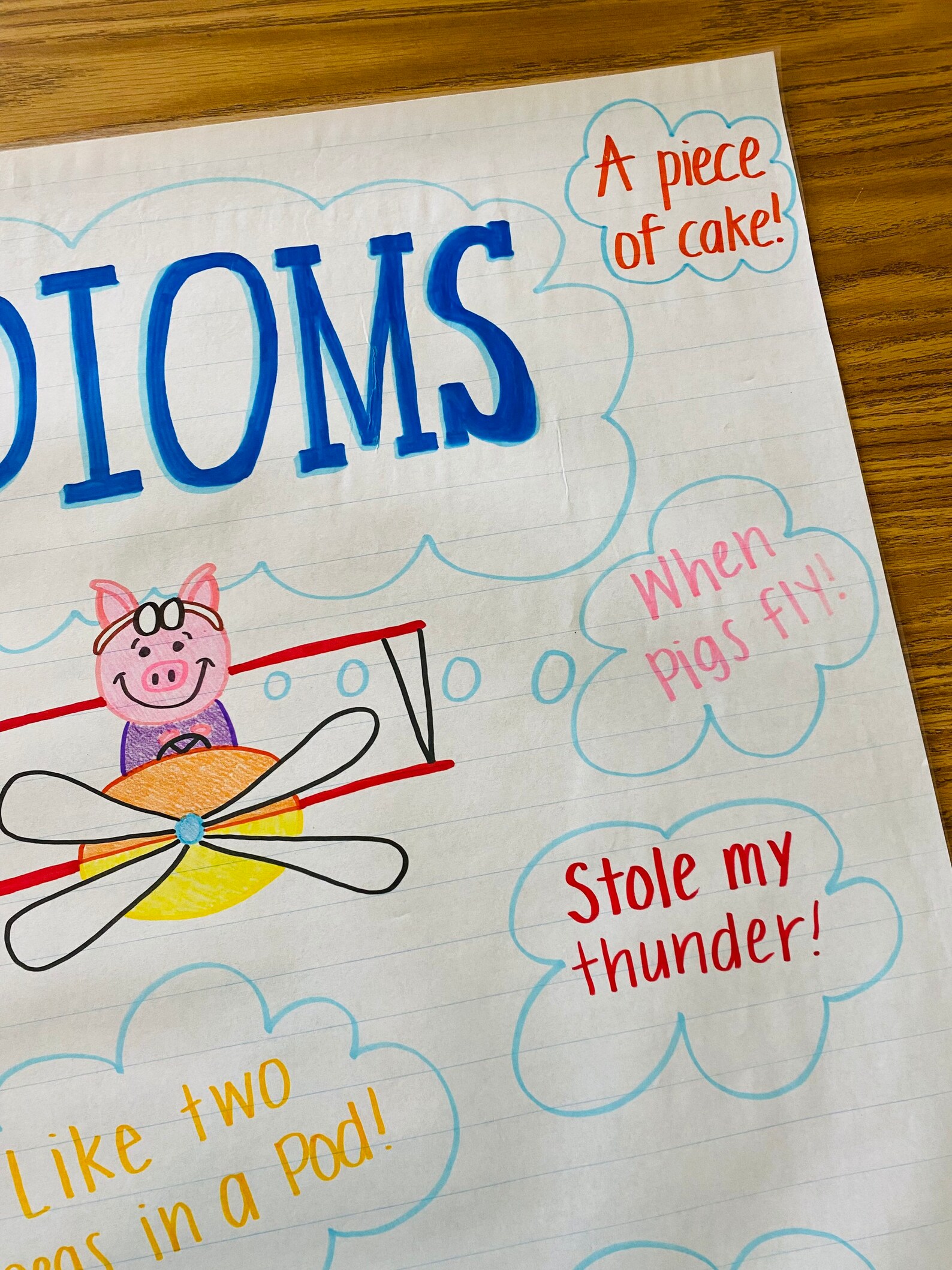 Idioms Anchor Chart - Etsy