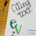 Citing Text Evidence Anchor Chart - Etsy