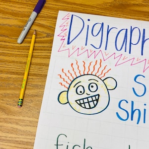 Digraph Anchor Chart - Etsy