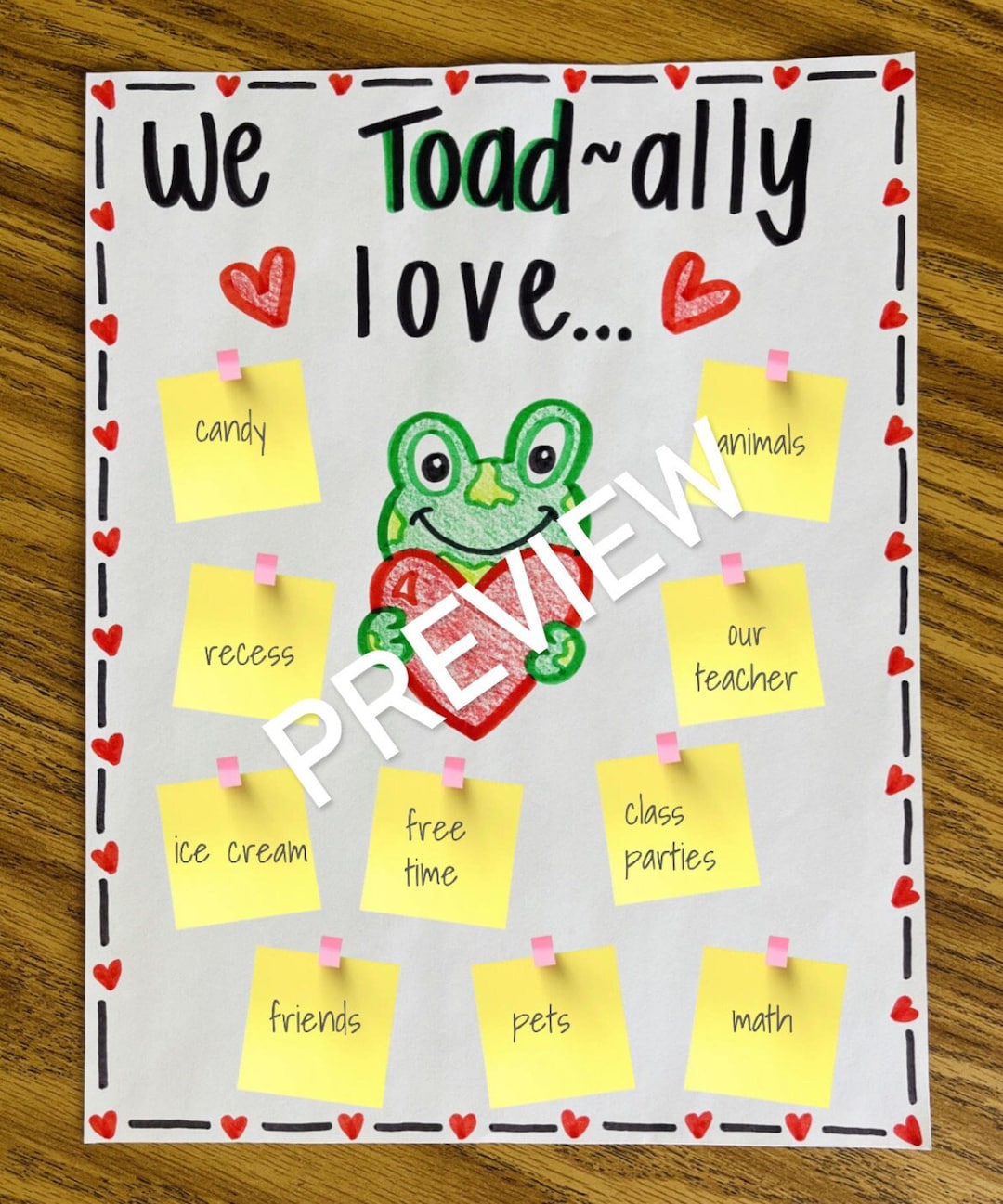 Valentine’s Love Anchor Chart - Etsy