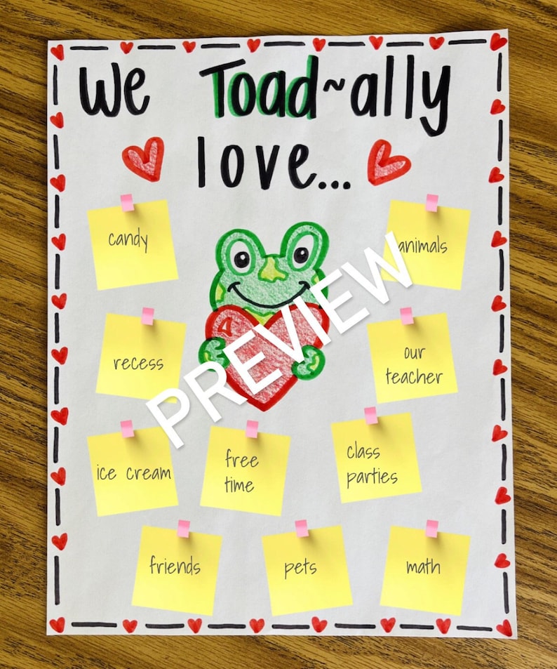 Valentine’s Love Anchor Chart - Etsy