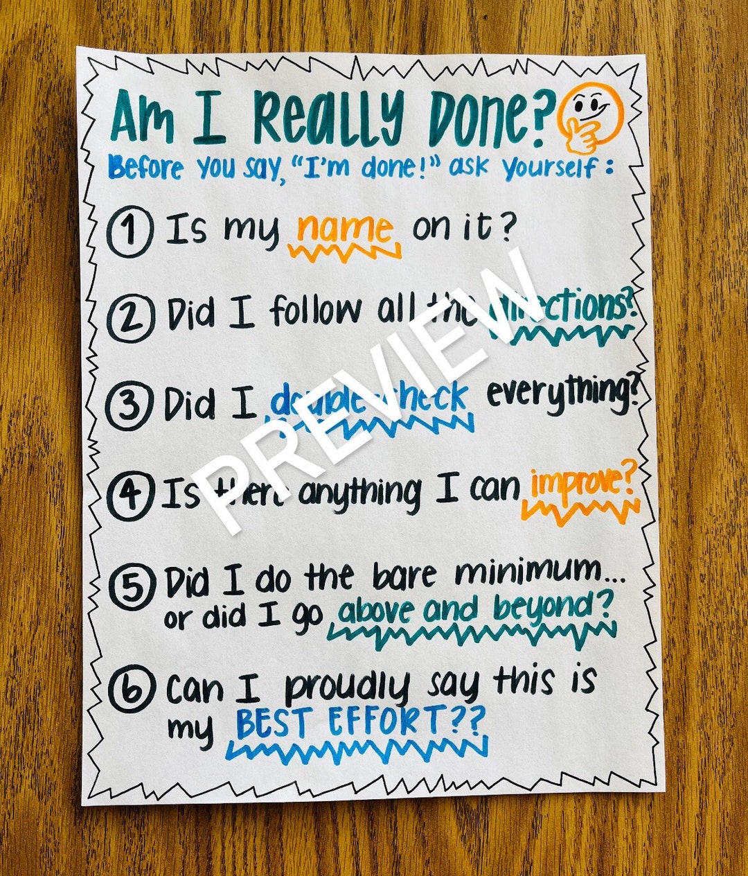 Are You Really Done Class Poster - Etsy