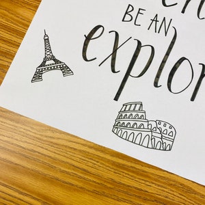 Be an Explorer Anchor Chart - Etsy