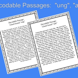 K-3 Decodable / Fluency / Comprehension / Homeschool / Glued Sounds ...