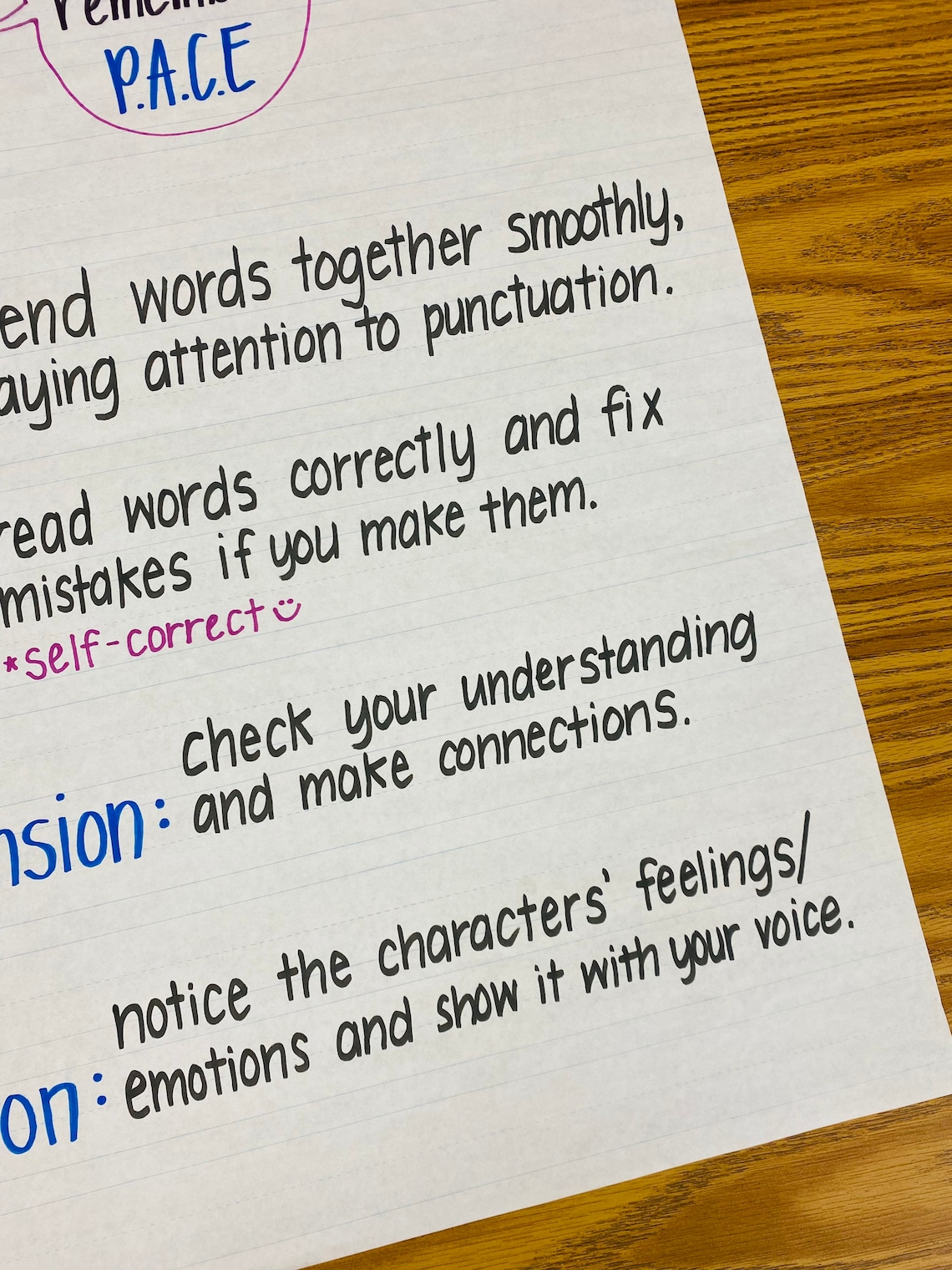 Reading Fluency Anchor Chart - Etsy