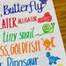 Goodbye Anchor Chart - Etsy
