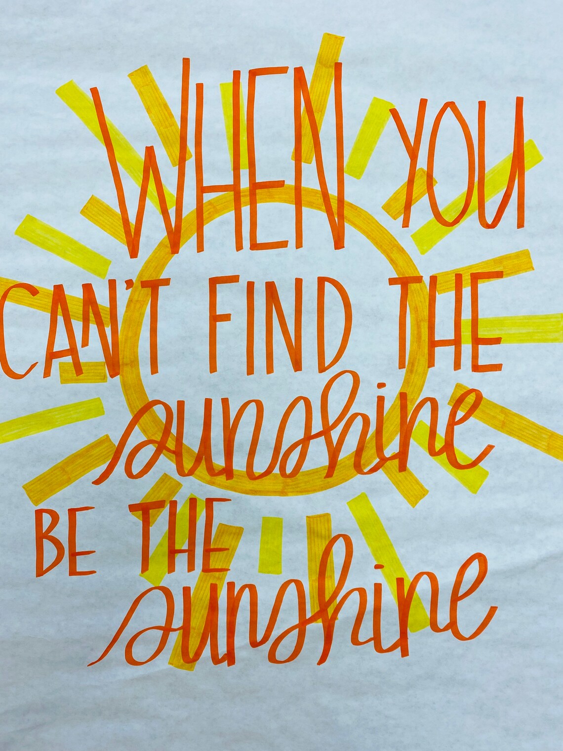 Sunshine Anchor Chart - Etsy