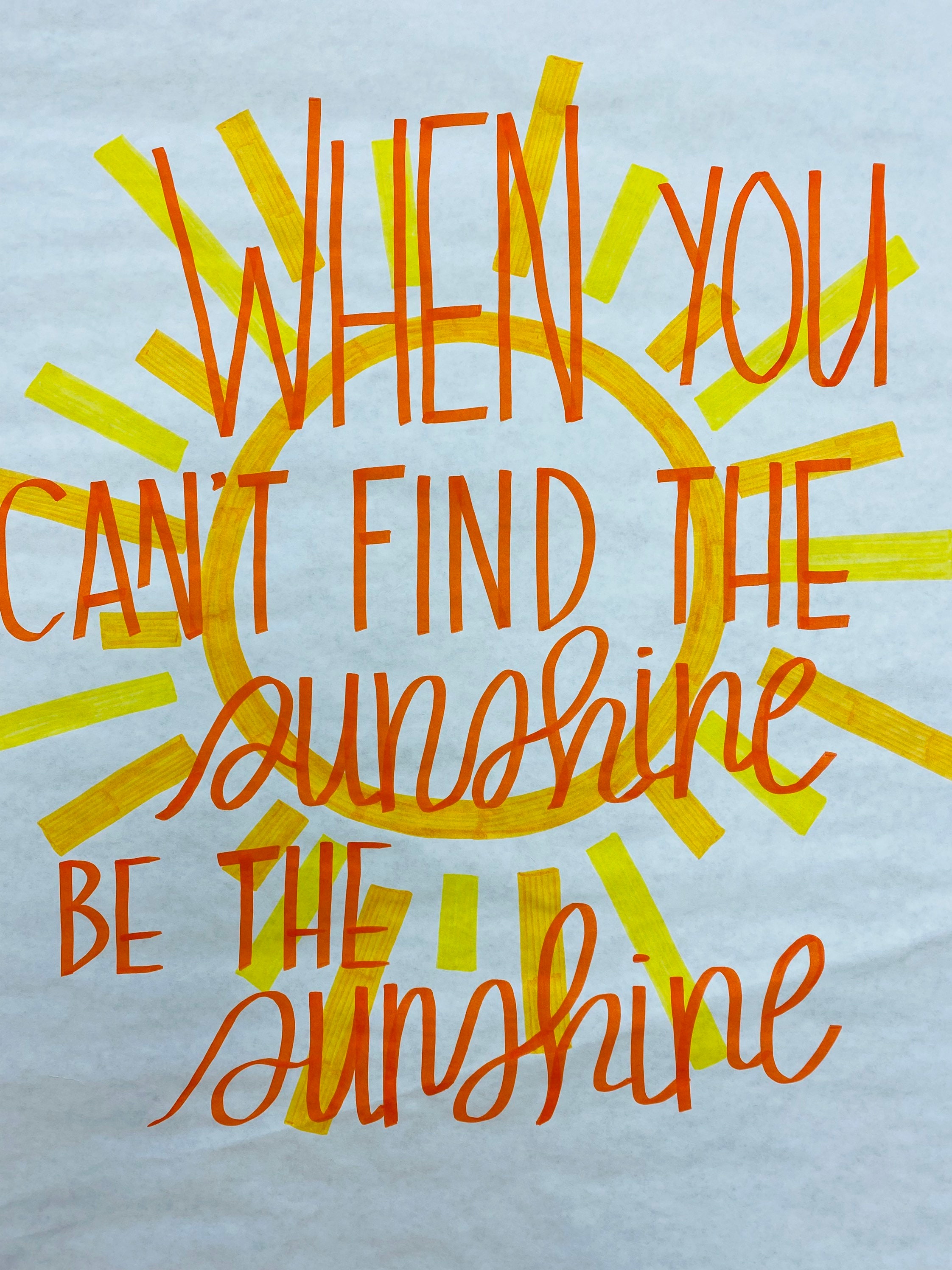 Sunshine Anchor Chart - Etsy