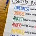 Listen to Your Feelings Anchor Chart - Etsy