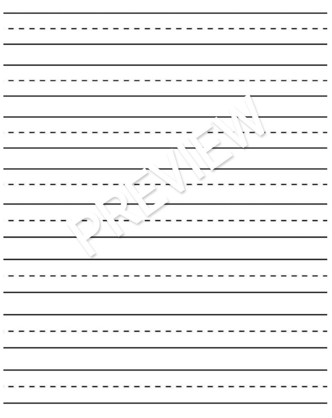 Writing Line Anchor Chart - Etsy