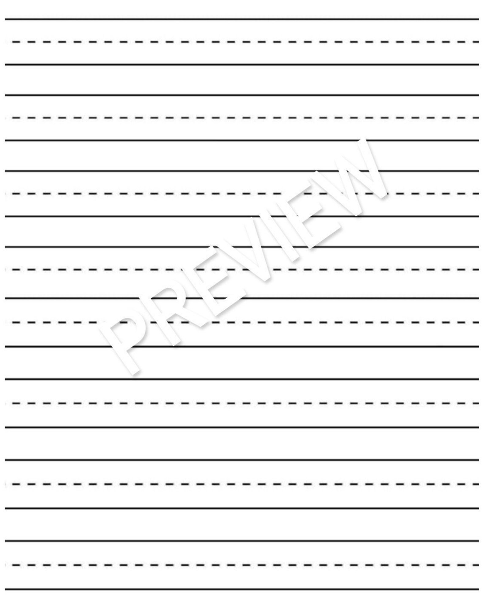 Writing Line Anchor Chart - Etsy