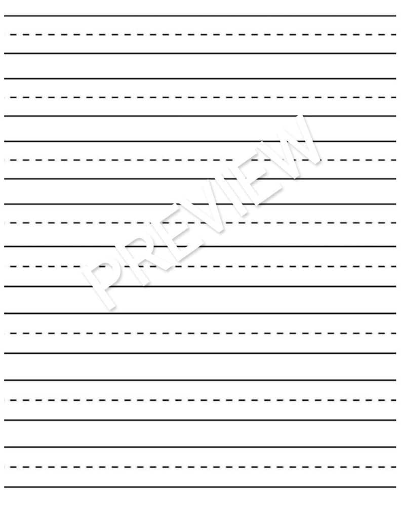 Writing Line Anchor Chart - Etsy