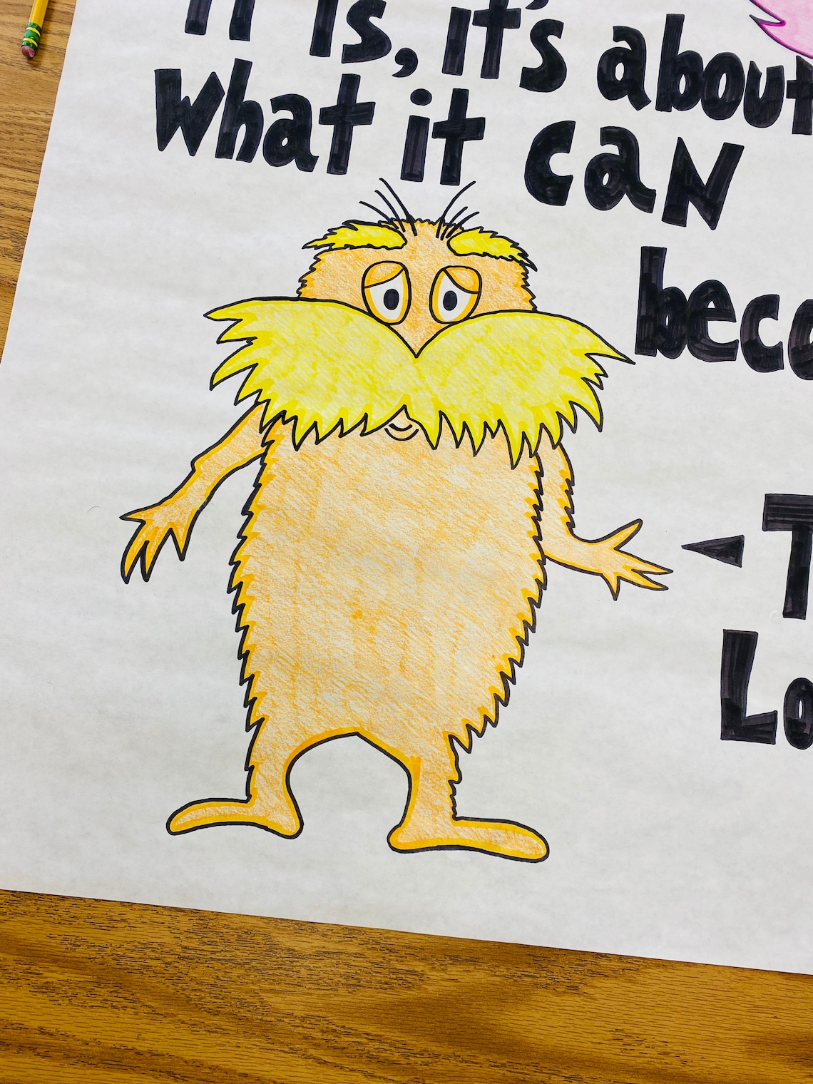 The Lorax Quote Classroom Poster - Etsy