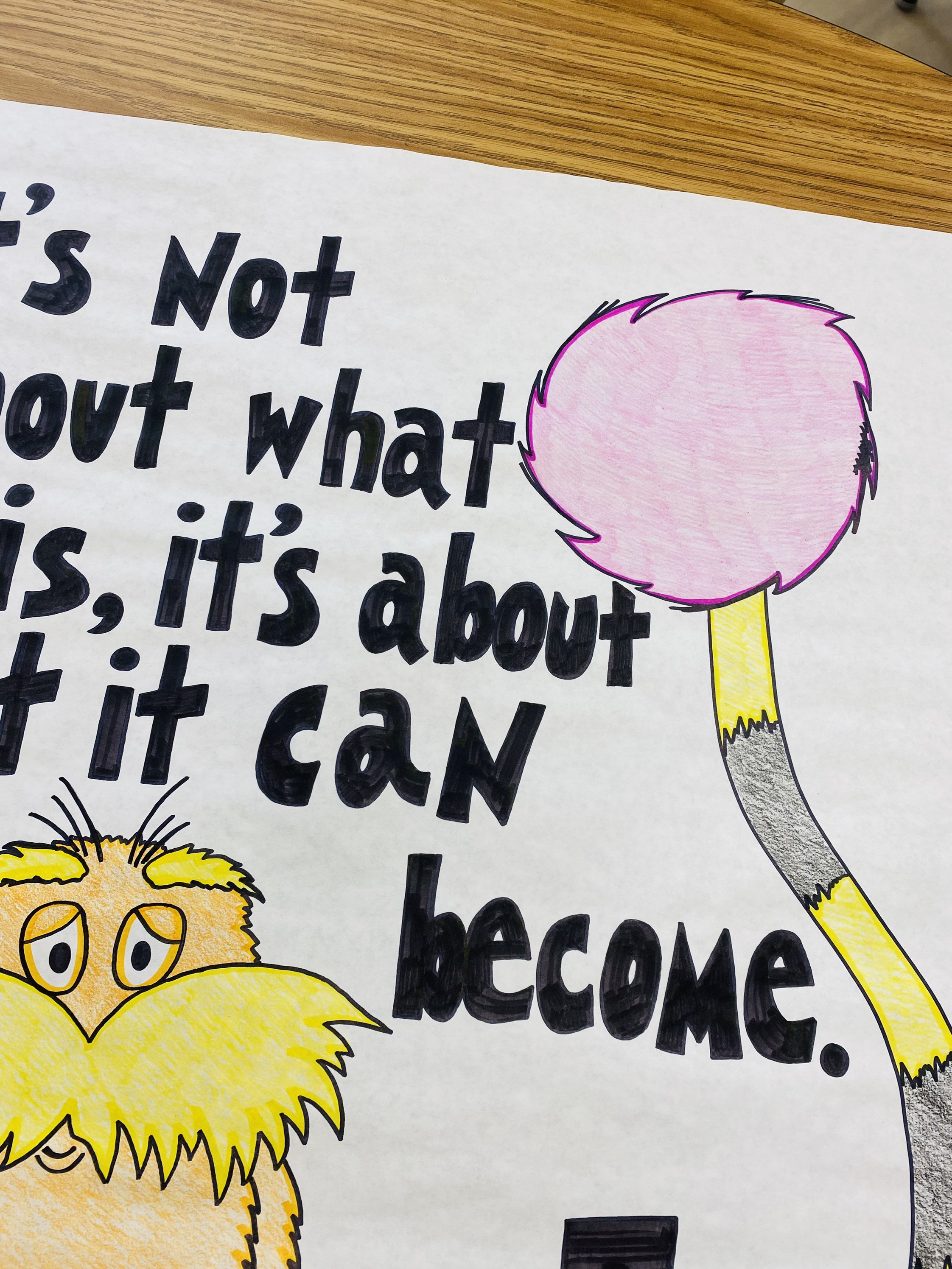 The Lorax Quote Classroom Poster - Etsy