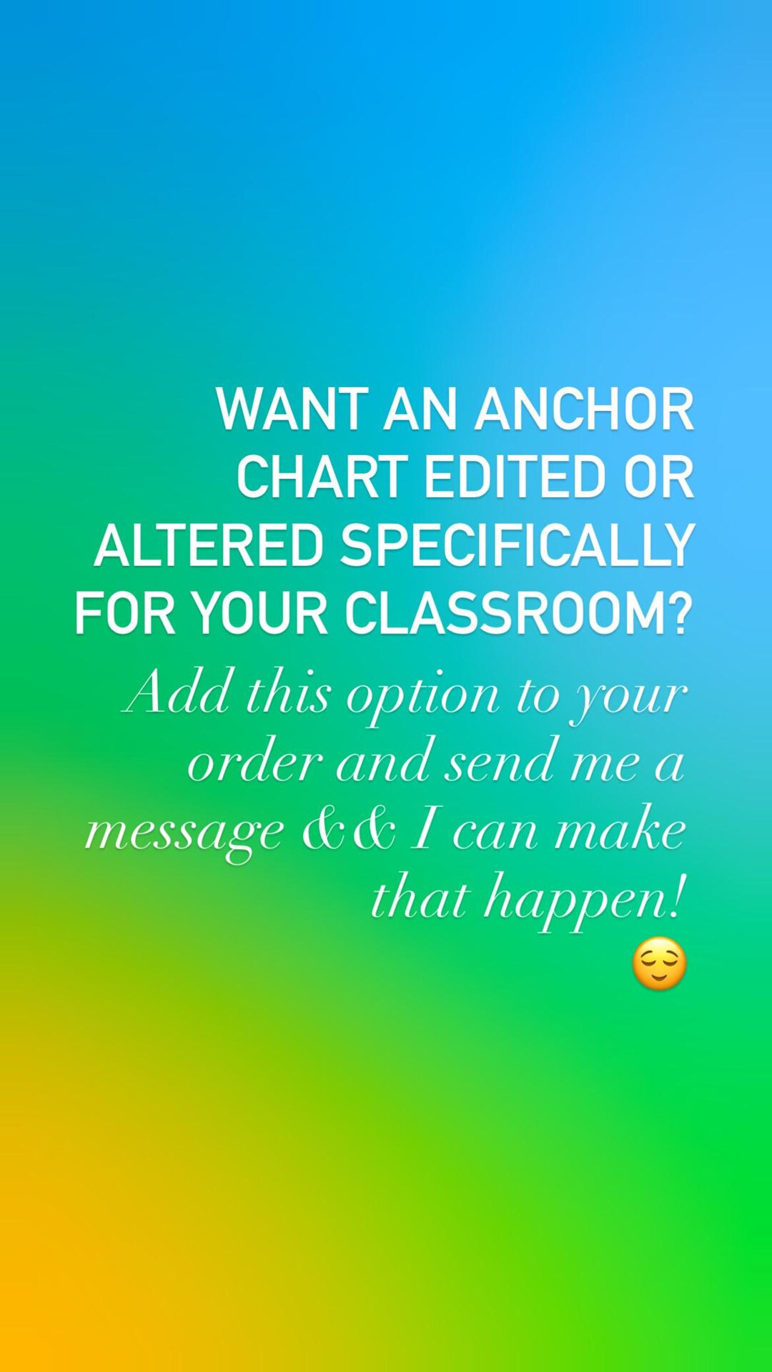 Edit an Anchor Chart - Etsy